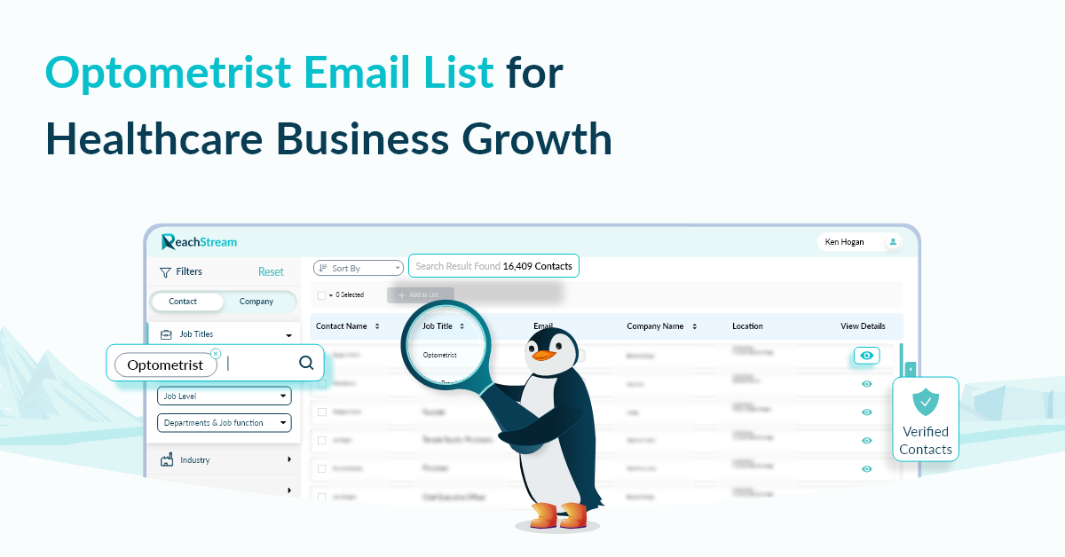 Optometrist Email List | 100% Compliant Database