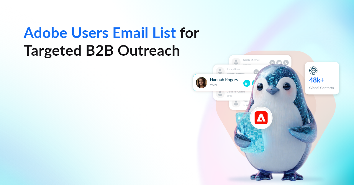 Adobe Users Email List for Targeted B2B Outreach