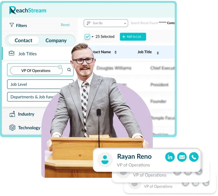 VP of Operations Email List | 248K+ Updated Database